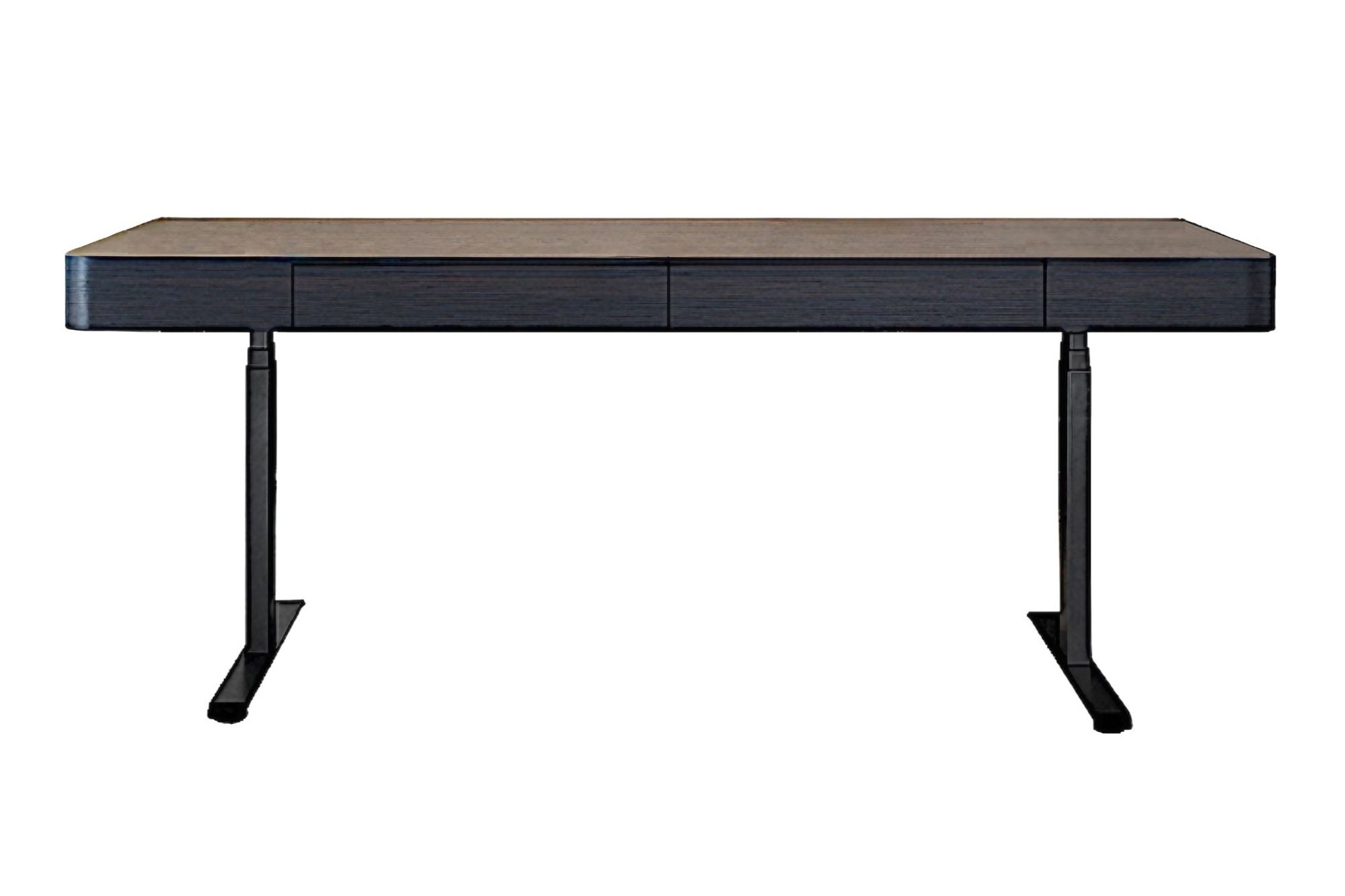 Liam Electric Sit Stand Desk | Black or Dark Walnut | 140/160/180cm